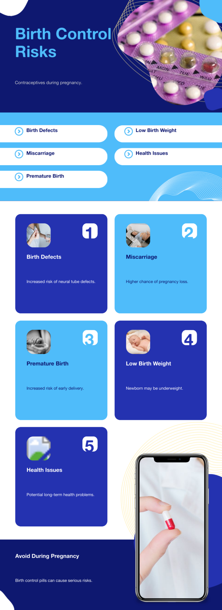 Side Effects of Taking Birth Control Pill While Pregnant